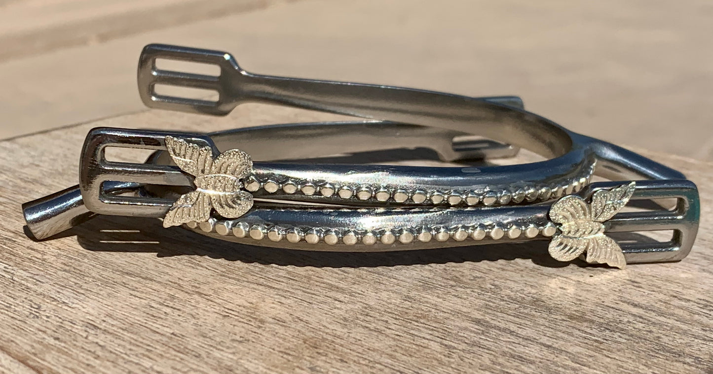 Ladies 1" Prince of Wales Spur with Sterling Silver