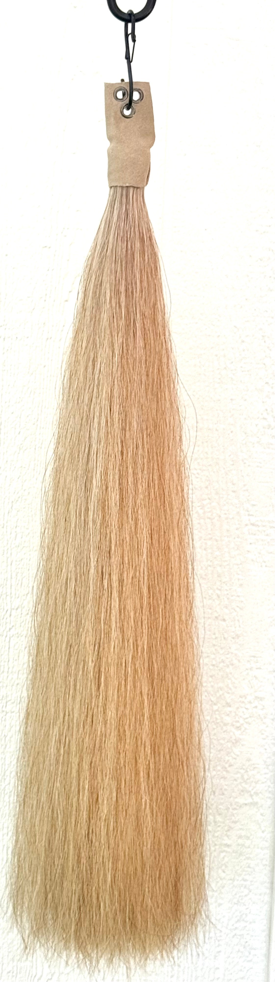 Extra Light Flaxen Sorrel Tail Extension, 1 Lb, 34”, Weight Setup